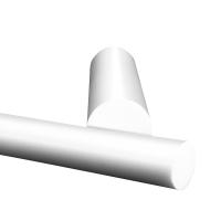 China 100% Virgin White Plastic PTFE Rod 10mm Extruded Rod Graphite Filled Ptfe Rod for sale