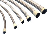 China Soft Flexible PTFE Tube Pump Tubing Fitting Extruded Graphite Filled Corrugated Pipe for sale