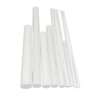 China Heat Resistant Chemical Resistant Fluoroplastic White Natural Pure Primary Ptfe Rod for sale
