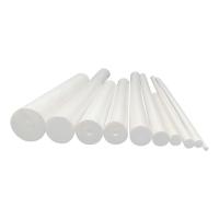 China Heat Resistant Chemical Resistant Fluoroplastic White Natural Pure Primary Ptfe Rod for sale