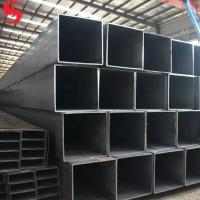 China ERW Q345 Hollow Carbon Steel Square Tube Hot Rolled 0.3mm Wall Thickness for sale