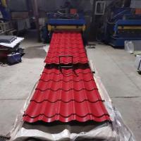 China PPGI Color Coated Galvanized Steel Roofing Sheet Metal 26 Gauge For Construction for sale
