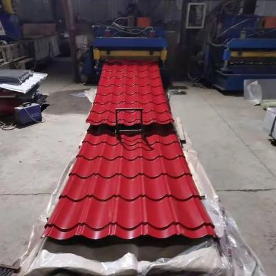 China PPGI Color Coated Galvanized Steel Roofing Sheet Metal 26 Gauge For Construction for sale