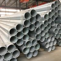 China ASTM Q235 Galvanized Steel Tube Pipe SCH 40 80 HDG For Greenhouse for sale