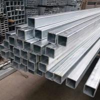 China Hot Dip Seamless Galvanized Steel Square Tube BS 6363 3 Inch Zinc Coated for sale