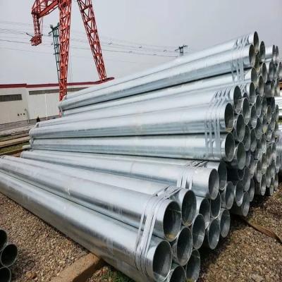 China ASTM A53 Hot Dipped Galvanized Steel Pipe Round Tube Iron Metal Sch40 6m Length for sale