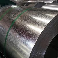 China A36 A53 Steel Galvanized Coil Wooden Surface Zinc Coated HDGI Big Spangle for sale