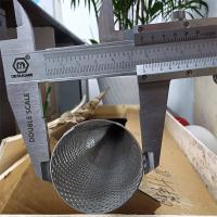 China SUS 304 Stainless Steel Pipe Perforated tube Round Hole 6 Inch For Decoration for sale
