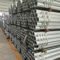 China BS 1387 ASTM A53 Galvanized Steel Tube Hot Rolled Structural Mild Seamless for sale