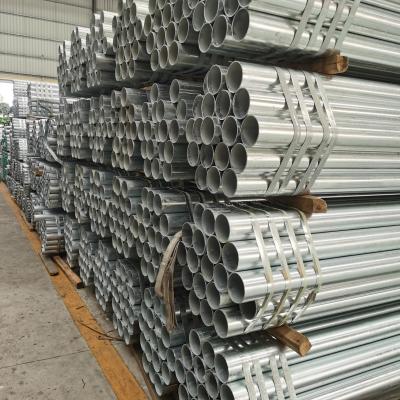 China BS 1387 ASTM A53 Galvanized Steel Tube Hot Rolled Structural Mild Seamless for sale