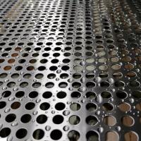 China Round Hole Galvanized Steel Sheet Perforated Plate Hot Rolled S355 Customized Shape for sale