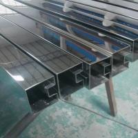 China SS304 Stainless Steel Pipe Special Profile Tube In Mirror Finish Customized Shape Nature Color for sale
