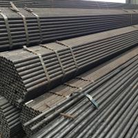 China Round Steel Tube Sch 80 API 5L ASTM A106 St44 Carbon Steel Tube  Black Iron Pipe Seamless for sale