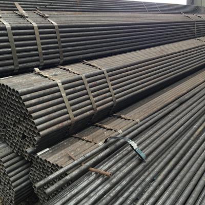 China Round Steel Tube Sch 80 API 5L ASTM A106 St44 Carbon Steel Tube  Black Iron Pipe Seamless for sale