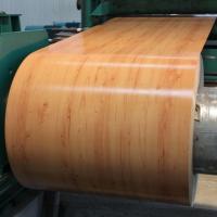 China OEM Wood Pattern Prepainted Steel Sheet Coil PPGI PPGL for sale