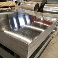 China 24 Gauge HR Plain Galvanized Steel Sheet Metal AISI Q355E Q345C for sale