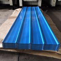 China Cold Drawn Color Coated PPGI Corrugated Sheet Galvanized Zinc Roofing Sheet SGCC for sale