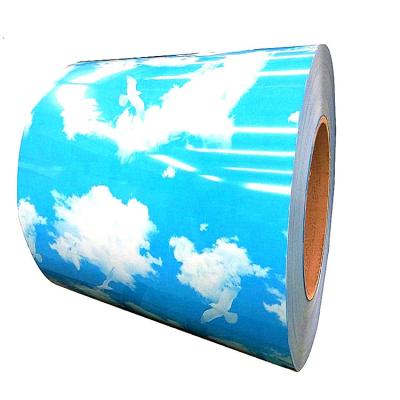 China ASTM 0.48mm Color Coated Pre Painted Galvalume Sheet Coil for sale