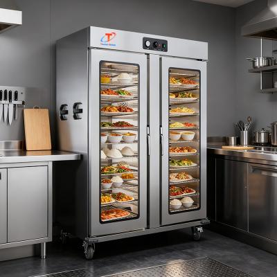 China Touchscreen Control Commercial Food Warmer Cabinet Heavy Duty Design For Catering Service for sale