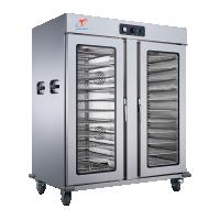 China Multiple Pan Heated Holding Cabinets Commercial Mobile Food Warmer Cart Buffet Use for sale