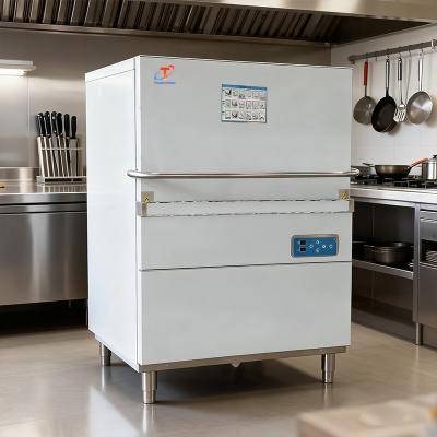 China Smart Control Commercial Kitchen Dishwasher Machine Restaurant Use Custom Size for sale