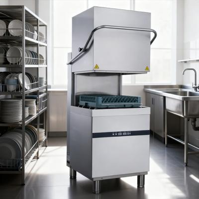 China Custom Logo Commercial Large Electric Dishwasher 380v High Pressure Dishwashing Equipment for sale