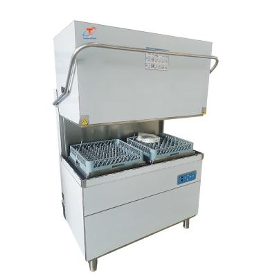 China Smart Commercial Kitchen Dishwasher Stainless Steel Water Saving For Canteen Hospital for sale