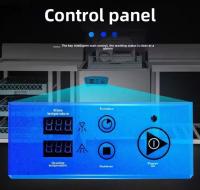 China Digital Control Commercial Hood Dishwasher Fully Auto 60 Racks/hour For Restaurant for sale
