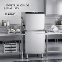 China Energy Saving Design Commercial Sanitizing Dishwasher With Safe Trays Racks For Restaurant Kitchen for sale