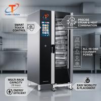 China 20 Tray Commercial Combination Oven Electric Steam Convection Manual Control Restaurant for sale
