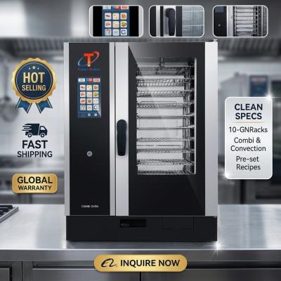 China Multi Tray Commercial Combi Oven High Capacity Steel Construction Convection Steam Oven for sale