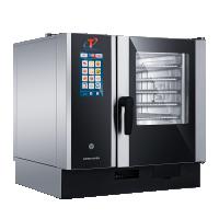 China SUS304 Construction Restaurant 6 Tray Combi Oven , Hot Air Convection Oven Auto Cleaning for sale