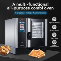 China Electric 6 Tray Combi Oven For Baking Bread And Cake , Multifunctional Combi Steam Oven for sale