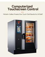China 6 10 20 Trays Multi Functional Electric Combi Oven High Capacity Fully Auto Cleaning for sale
