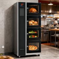 China Hotel Commercial Smart Combi Oven Electric Convection Oven 4 Layers Auto Wash for sale