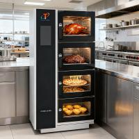 China Hotel Commercial Smart Combi Oven Electric Convection Oven 4 Layers Auto Wash for sale