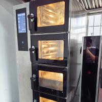 China Hotel Commercial Smart Combi Oven Electric Convection Oven 4 Layers Auto Wash for sale