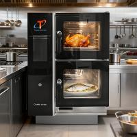China 2 3 4 Layers Smart Combi Oven Machine Electric Steaming Baking Oven with Timer Function for sale