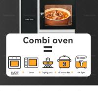 China Commercial Baking Restaurant Combi Oven 4 Compartment Precision Touch Control for sale