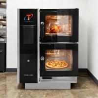 China Commercial 2 Tray Electric Combi Oven Multifunctional Smart Steam Oven Intelligent Cleaning for sale
