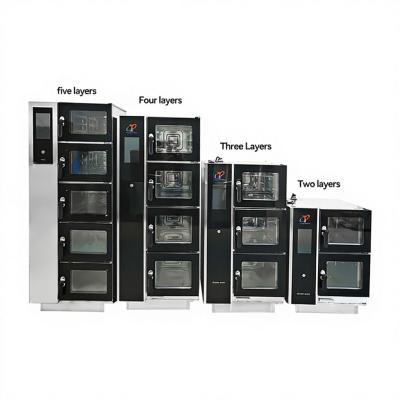 China Multifunctional Electric Smart Combi Oven 2-4 Tray Auto Cleaning For Baking Bread Cake for sale