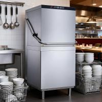 China Commercial Hood Type Dishwasher Dish Washing Machine Smart Dish Washer Dishwasher for Restaurant Hotel Free Standing for sale