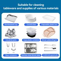 China Hospital Restaurant Conveyor Belt Dishwasher Machine Large Capacity 3000-5000 Dishes / Hour for sale