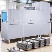 China High Efficient Commercial Conveyor Dishwasher Continuous Dishwashing Machine For Restaurants for sale