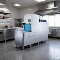 China Flight Type Conveyor Dishwashing Machine Labor Saving For Central Kitchens And Hospitals for sale