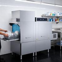 China Free Standing Commercial Rack Conveyor Dishwasher Dish Washing Machine For Restaurant Hotel for sale