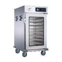 China Stainless Steel Mobile Food Warming Cabinet Catering Equipment High Capacity Design for sale