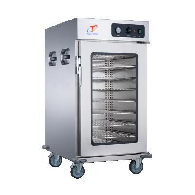 China Digital Display Electric Mobile Food Warming Cabinet Steel Construction For Catering for sale