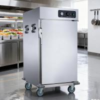 China 5 Trays Single Door Banquet Warming Cart Adjustable Temperature For Large Restaurants for sale
