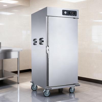 China Single Door Food Warmer Cart Kitchen Equipment Food Warming Cabinet For Restaurant for sale